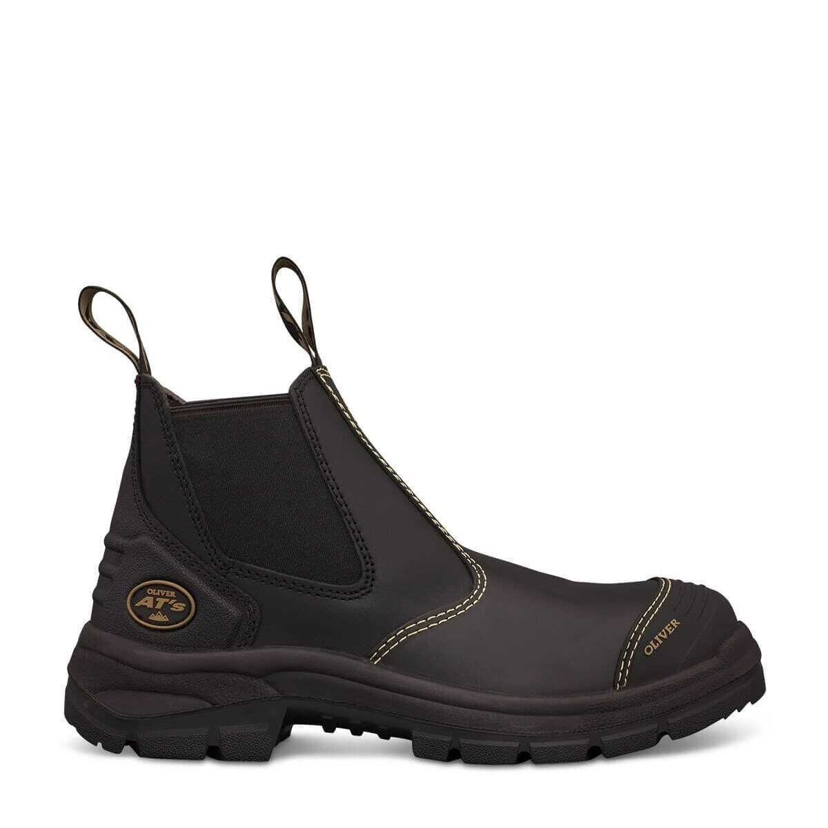Oliver AT 55 Series Black Elastic Sided Boot - SafetyHQ
