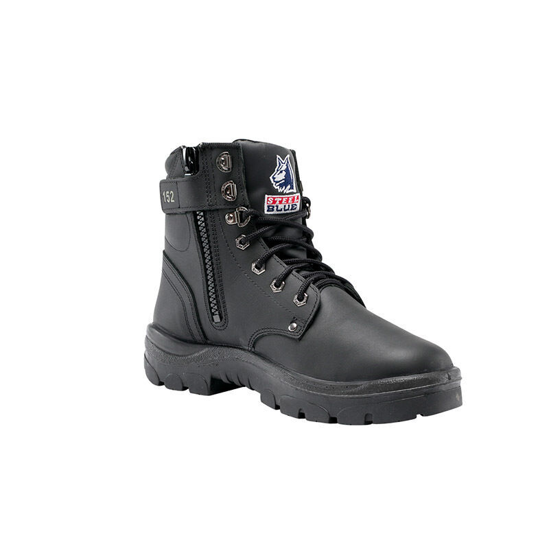 Steel Blue Argyle Zip Non Safety TPU Outsole Boots - SafetyHQ