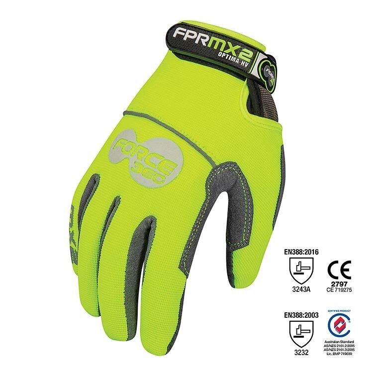 Force360 MX2 Optima Hi-Vis Mechanics Glove 12 Pack - SafetyHQ
