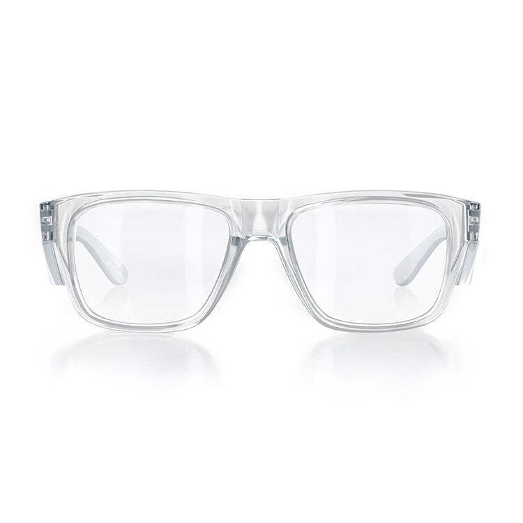 SafeStyle Fusions Clear Frame Clear Lens Safety Glasses - SafetyHQ